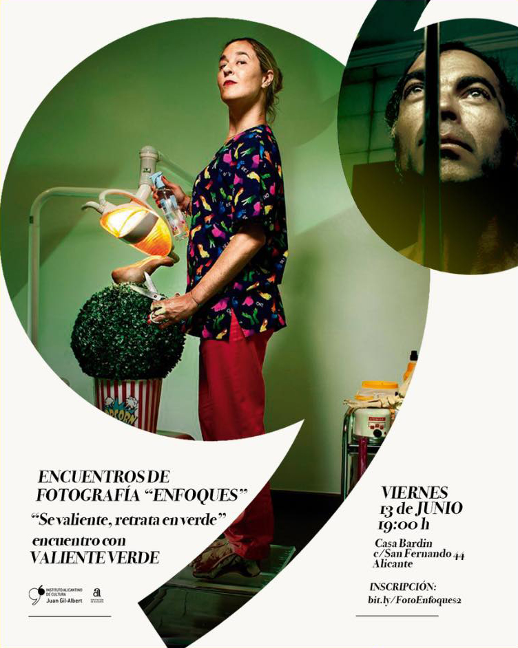 Encuentro de fotografía Enfoques. "Se valiente, retrata en verde" Sesión con Valiente Verde ...